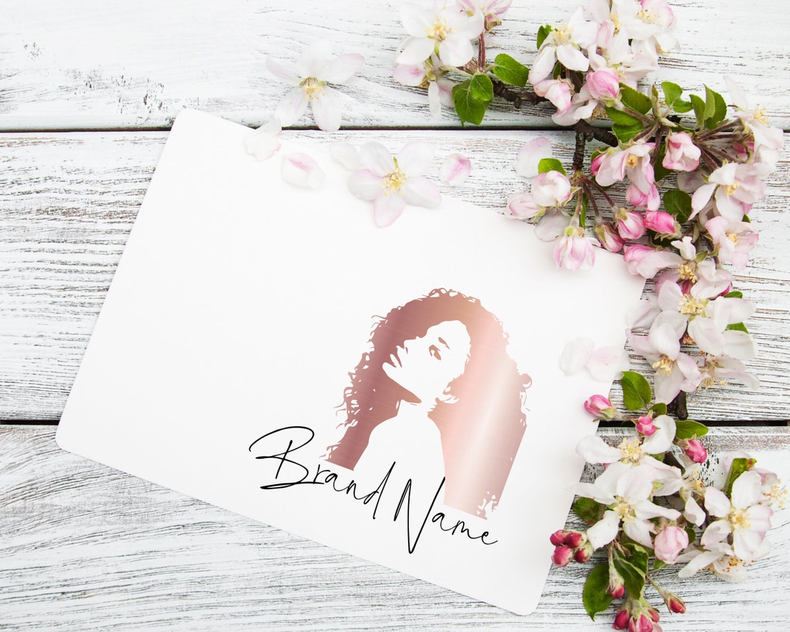 Curly Hair Logo Black Girl Logo Hair Stylist Logo Natural - Etsy