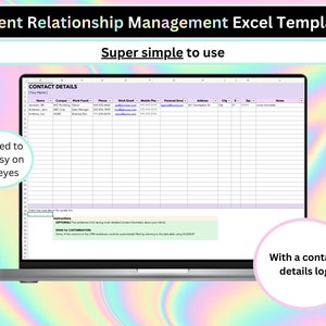 Customer Relationship Management Template Excel CRM Template Client ...