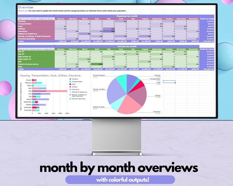 Personal Finance Spreadsheet Google Sheets Budget Template Personal ...