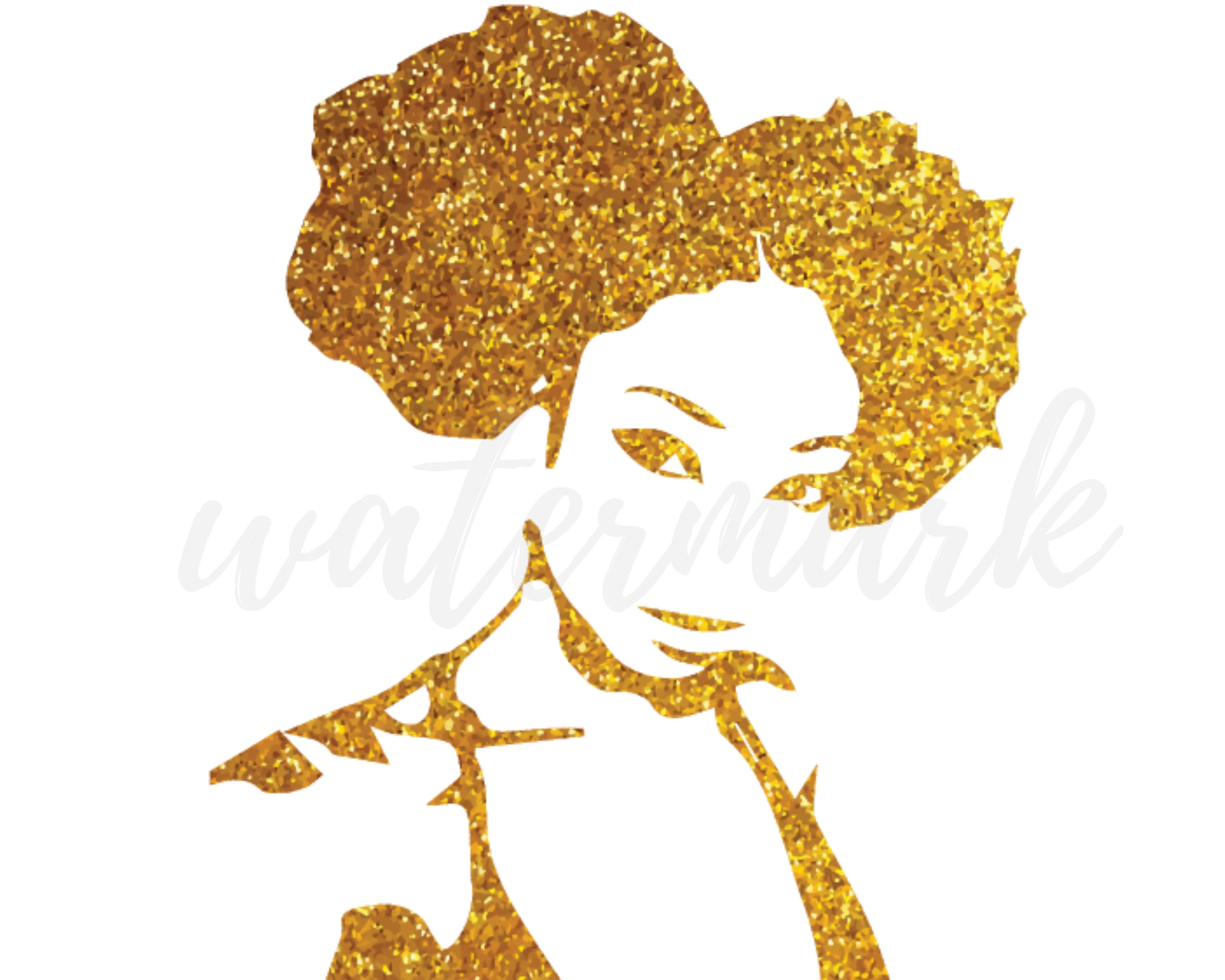 Black Girl Magic SVG Bundle Natural Hair SVG Black | Etsy