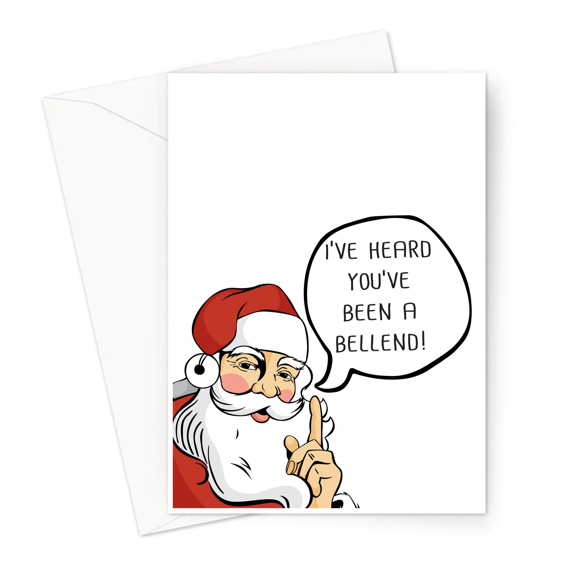 Funny Christmas Card Cheeky Christmas Funny Holiday Card Xmas Card Christmas Card For