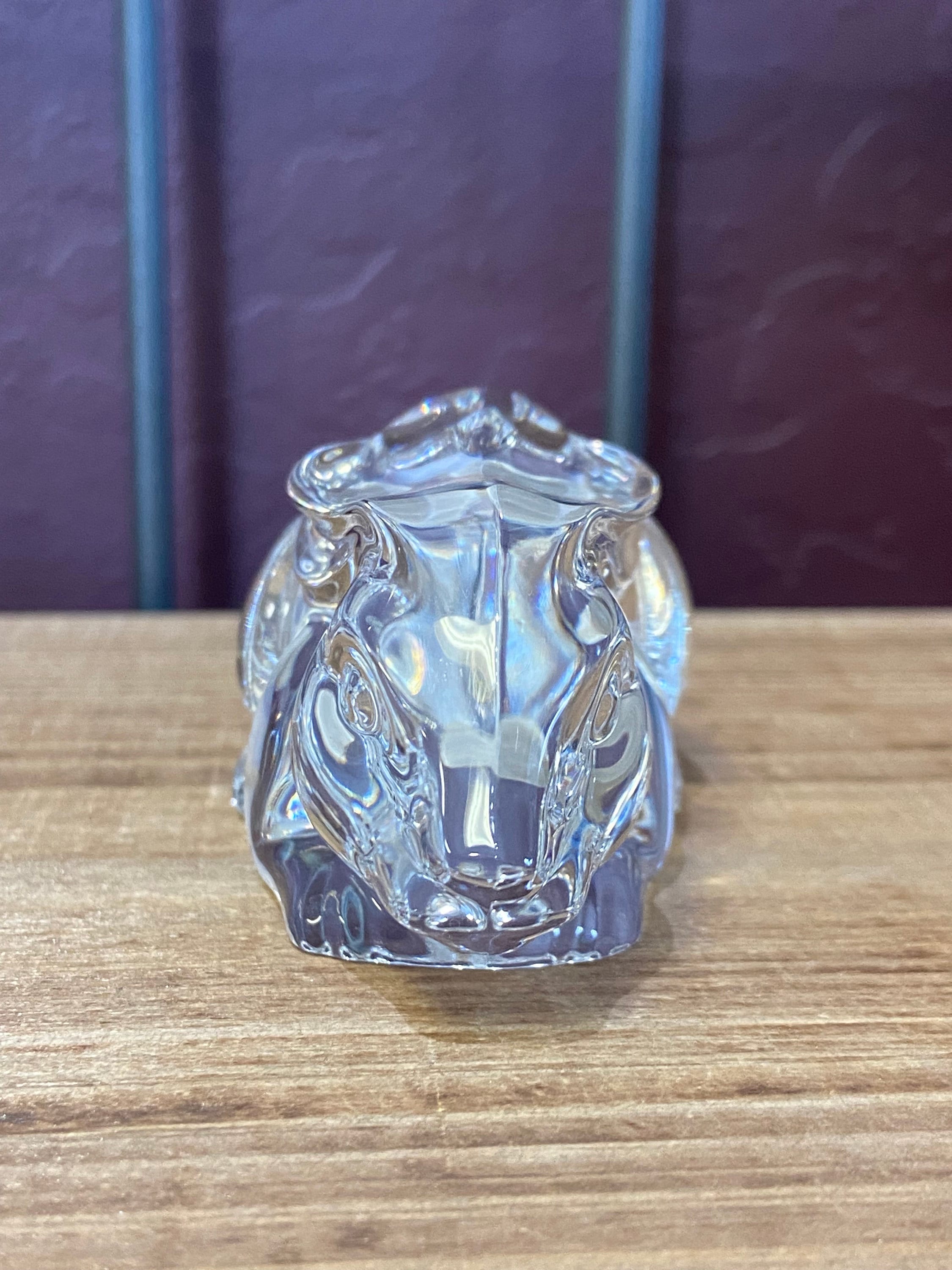 Crystal Bunny Figurine Crystal Rabbit Paperweight Princess House - Etsy