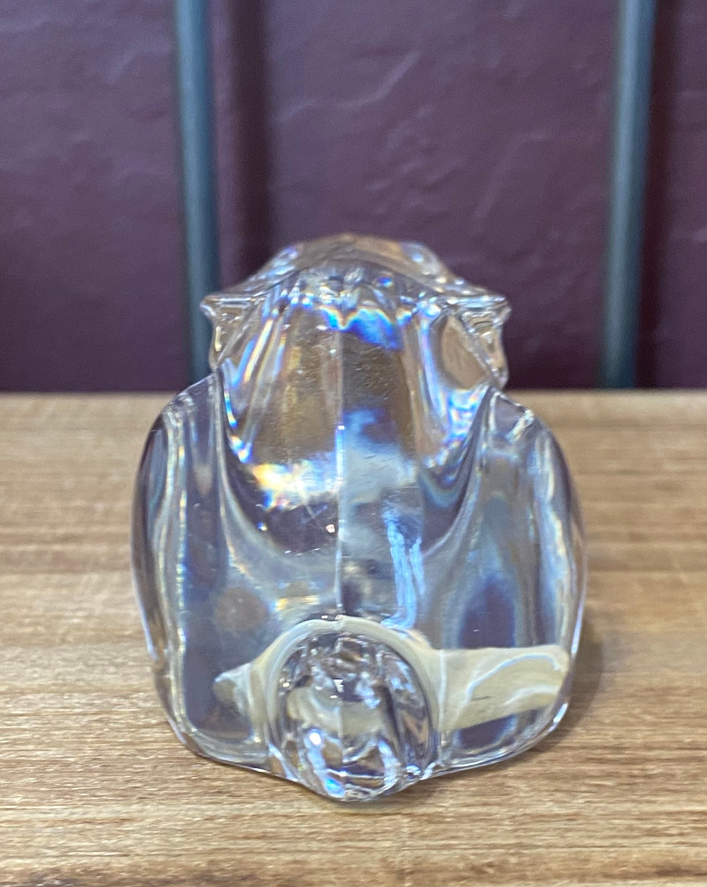 Crystal Bunny Figurine Crystal Rabbit Paperweight Princess House - Etsy