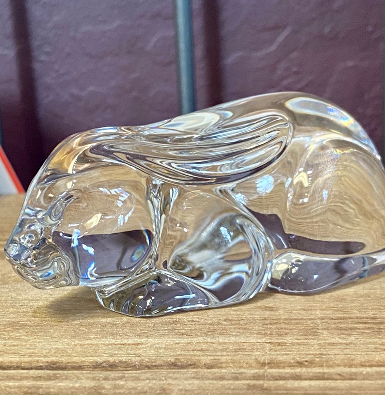 Crystal Bunny Figurine Crystal Rabbit Paperweight Princess House - Etsy