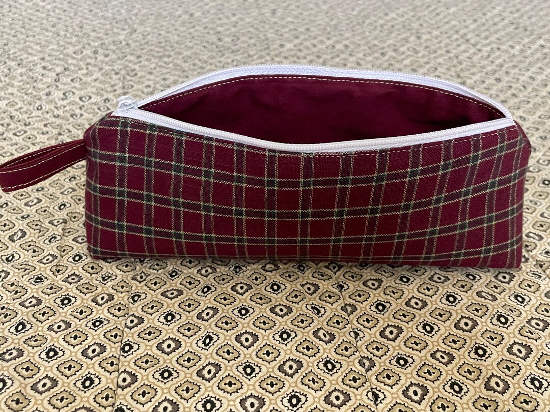 Triangle Pencil Case Cosmetic Pouch Small Travel Bag - Etsy