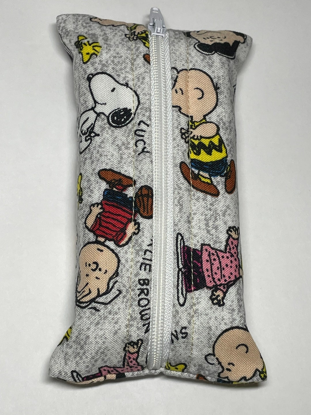 Zipper Pocket Tissue Holder, Travel Tissue Pouch, Peanuts Gang, Snoopy ...