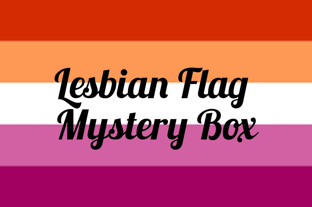 Lesbian Pride Flag Mystery Box small, Gay, Saphhic, Queer, Lgbt, Lgbtq ...