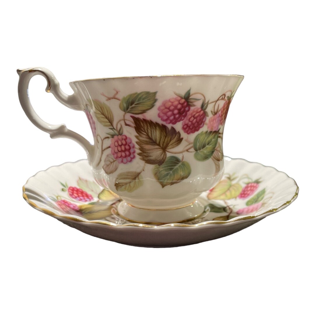 Vintage Tea Cup & Saucer ROYAL ALBERT DORSET Random Harvest Series ...