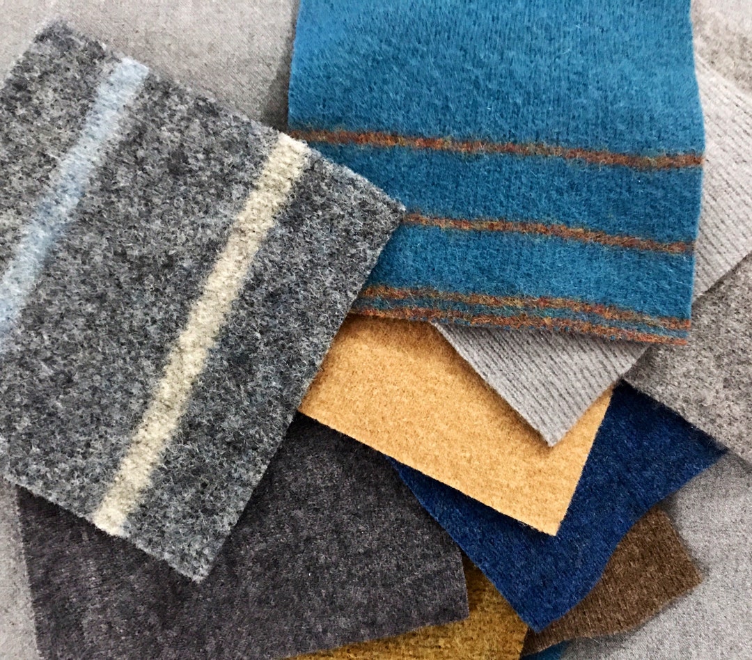 Felted Wool Squares 5” X 5” , Upcycled, DIY, Crafting, Mittens, Penny ...