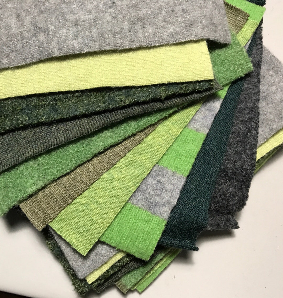 Felted Wool Squares, 7”x7” Squares, Upcycled, DIY, Crafting, Mittens ...