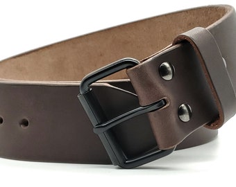 Wide Leather Belt | Etsy