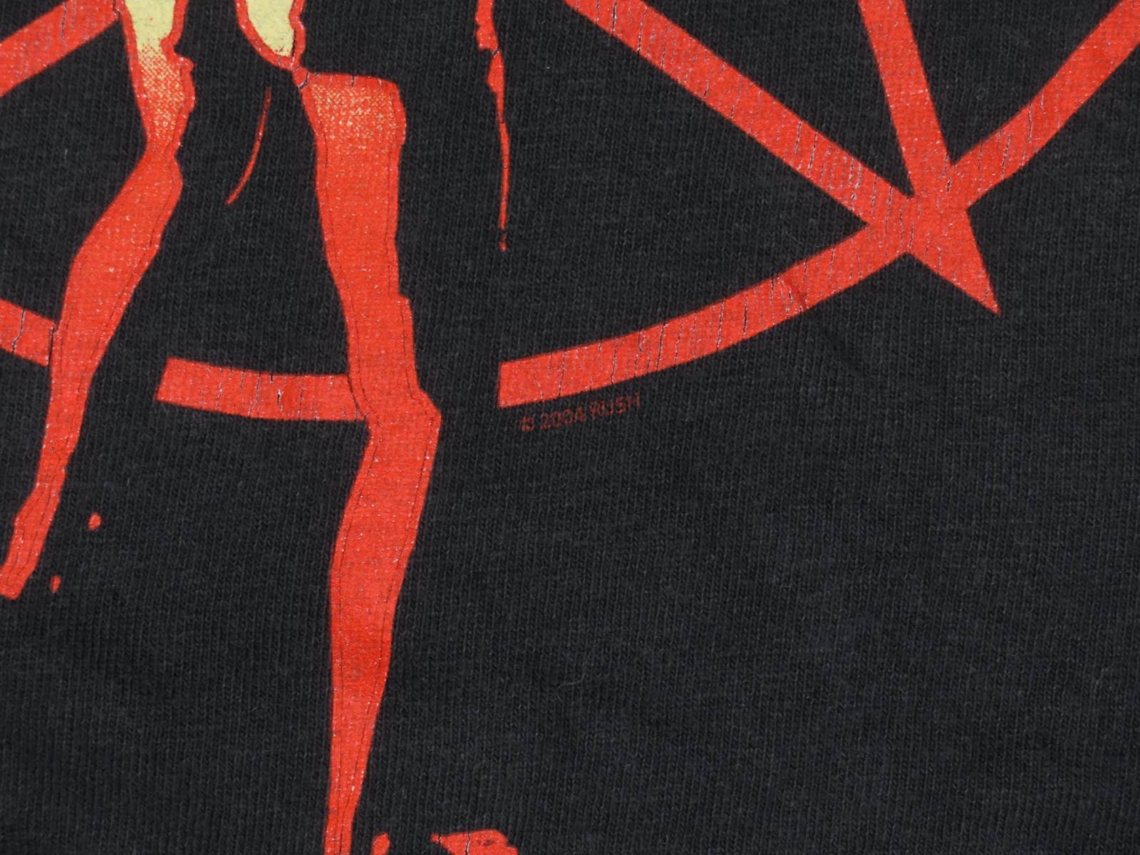 Y2K Vintage Rush 2004 Starman Hugh Syme Concert Tour Band T Shirt Tee ...