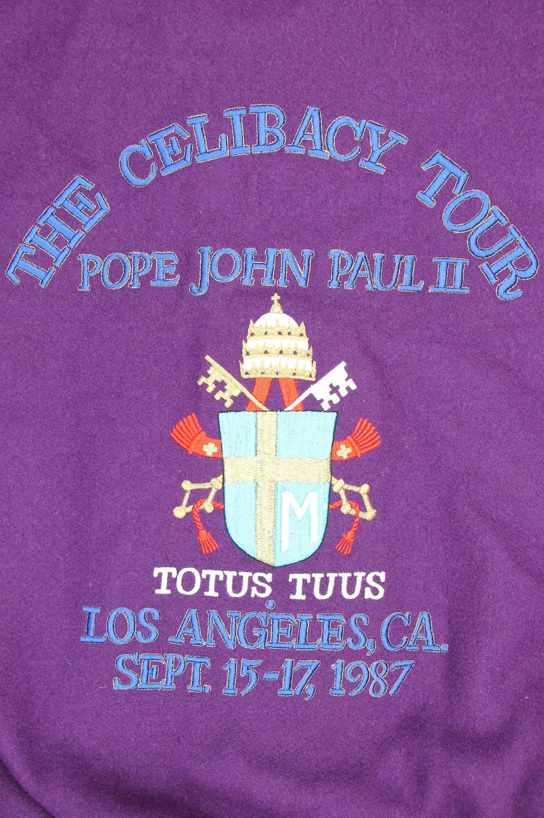 80s Pope John Paul II Totus Tuus the Celibacy Tour Catholic Religion ...