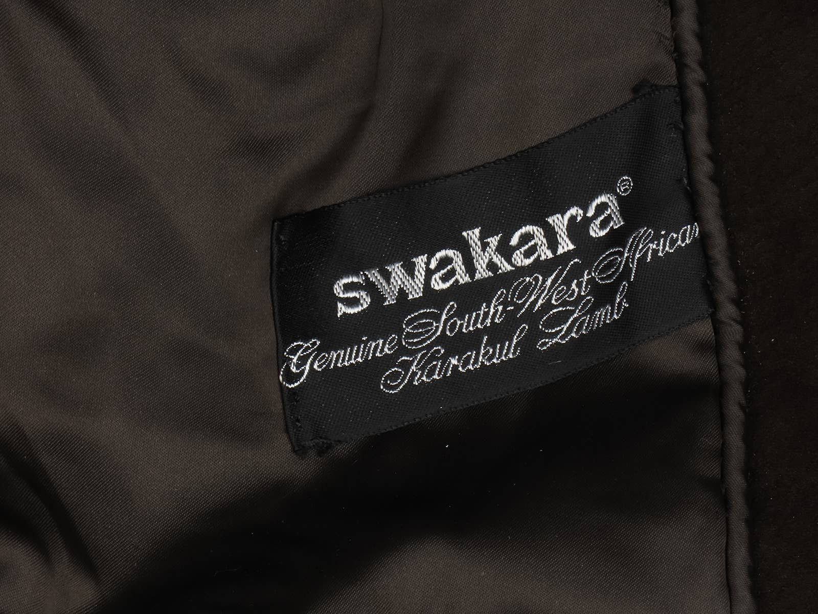 Vintage Swakara Persian Karakul Lamb Fur Brown Jacket XL - Etsy