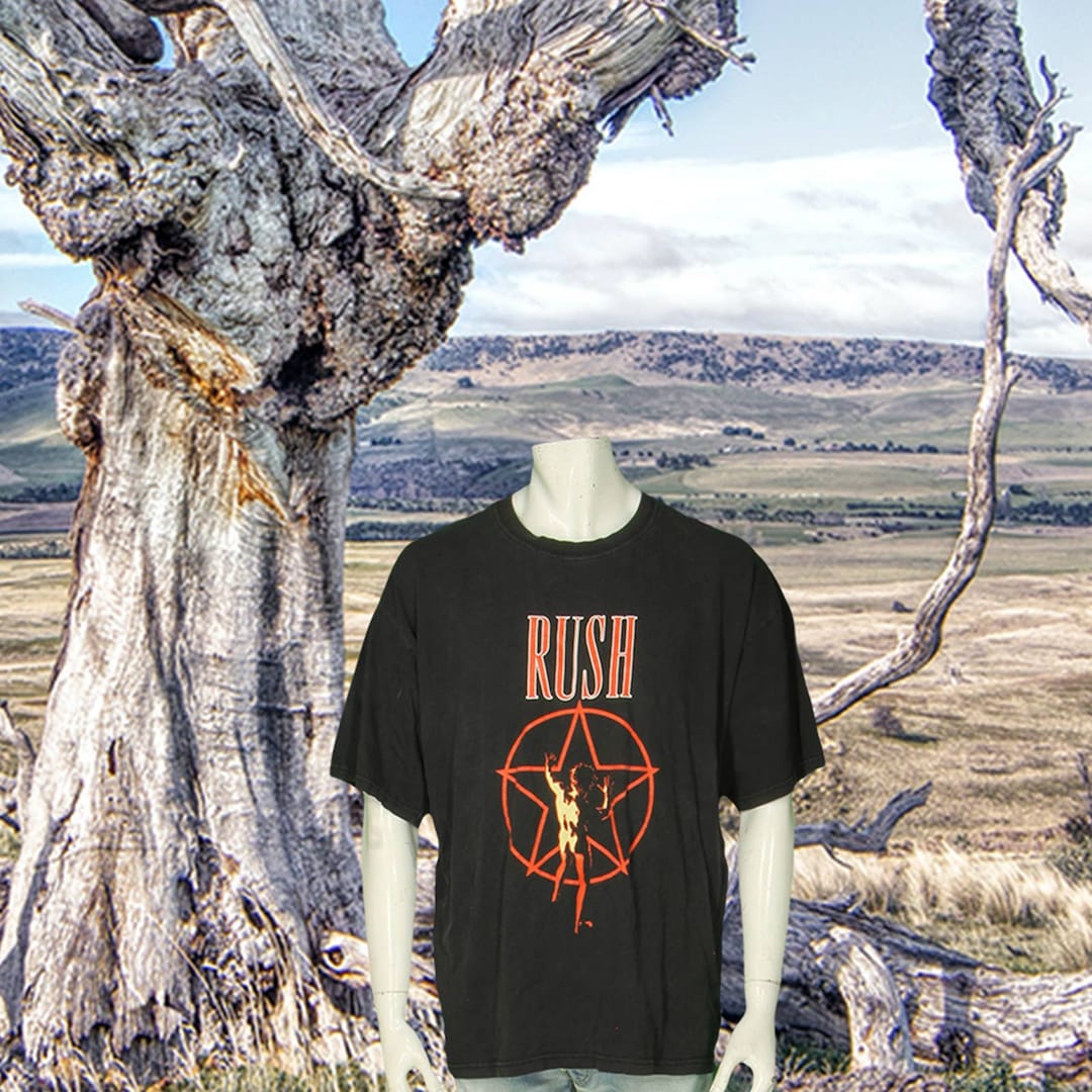 Y2K Vintage Rush 2004 Starman Hugh Syme Concert Tour Band T Shirt Tee ...