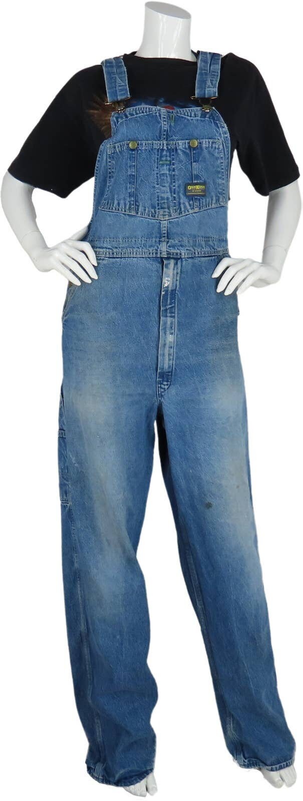 Vintage OshKosh Jean Overalls Unisex Vestbak Denim Carpenter Engineer ...