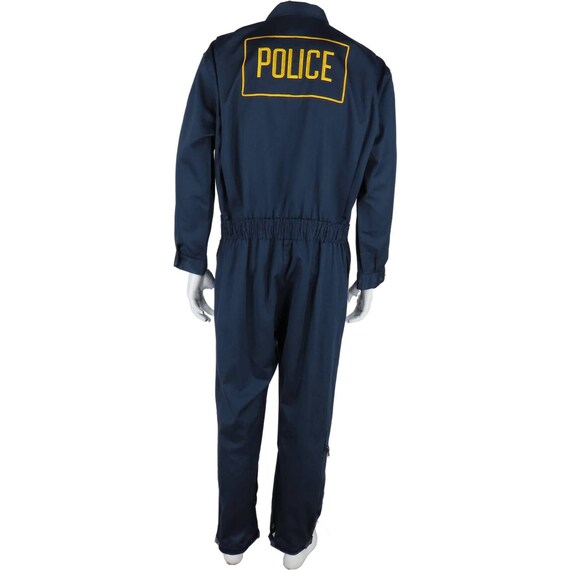 70s Vintage Utility Police Navy Uniform Mechanic Jump… - Gem