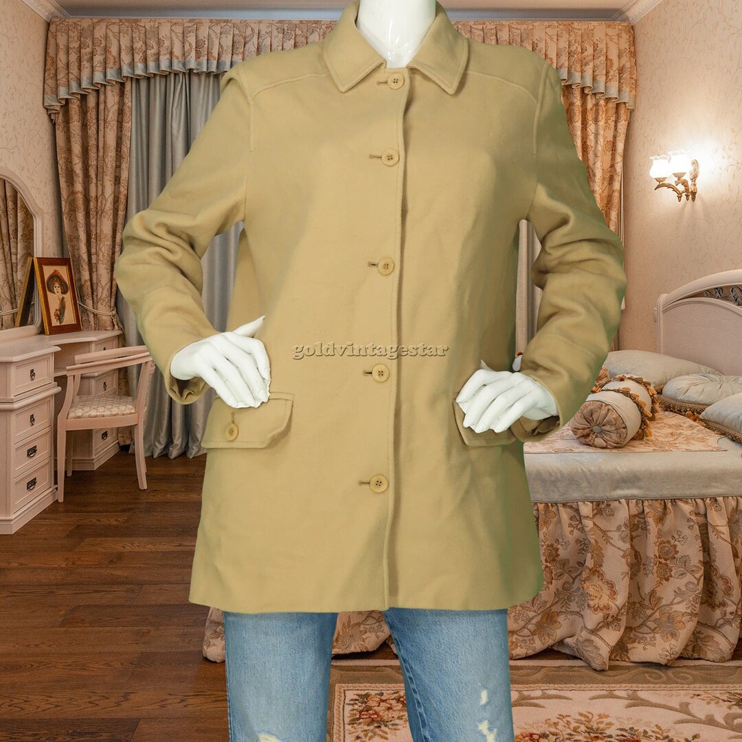 Vintage Harve Benard by Benard Holtzman Wool Blend Coat Jacket L - Etsy