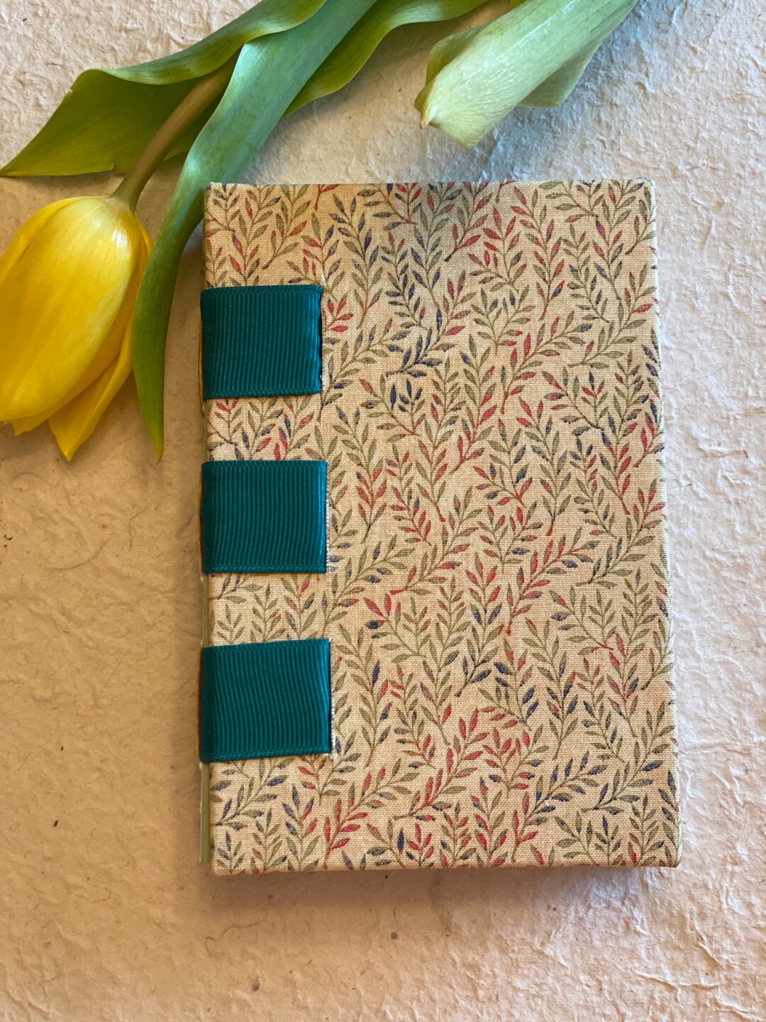 Ribbon Bound Journal - Etsy