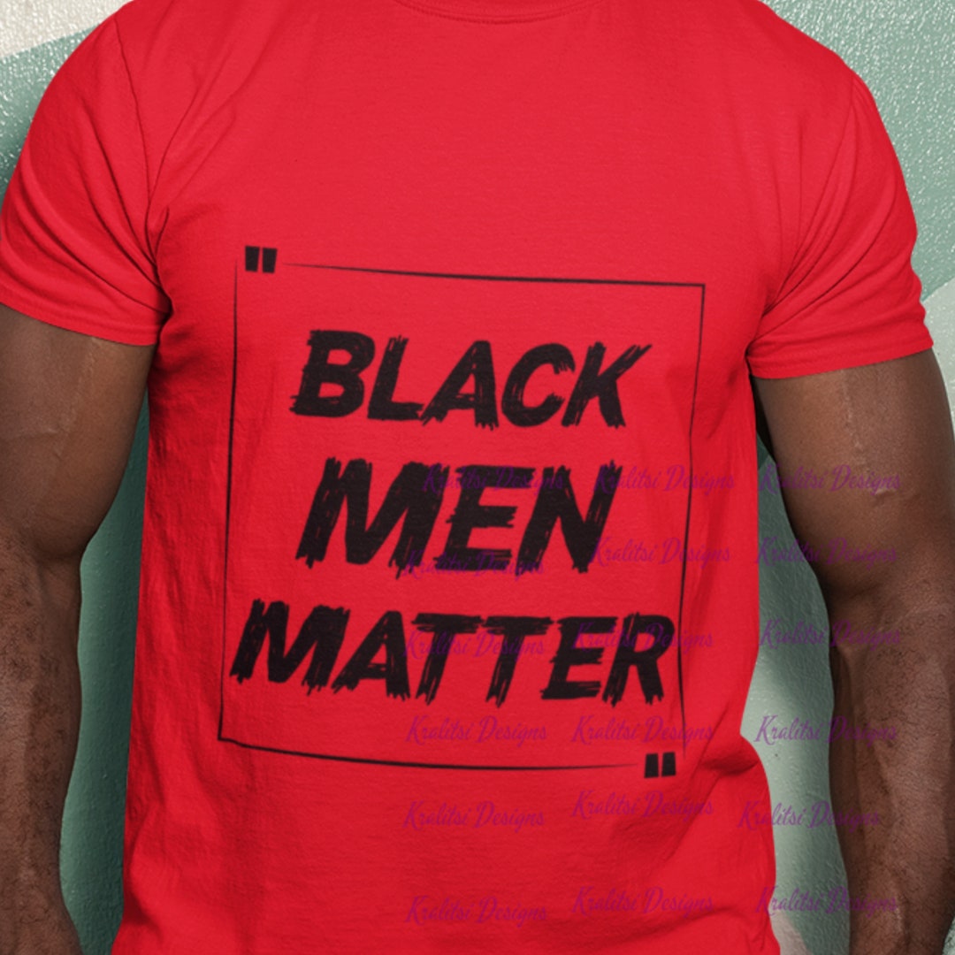SVG- Black Men Matter- T Shirt Design- - Etsy