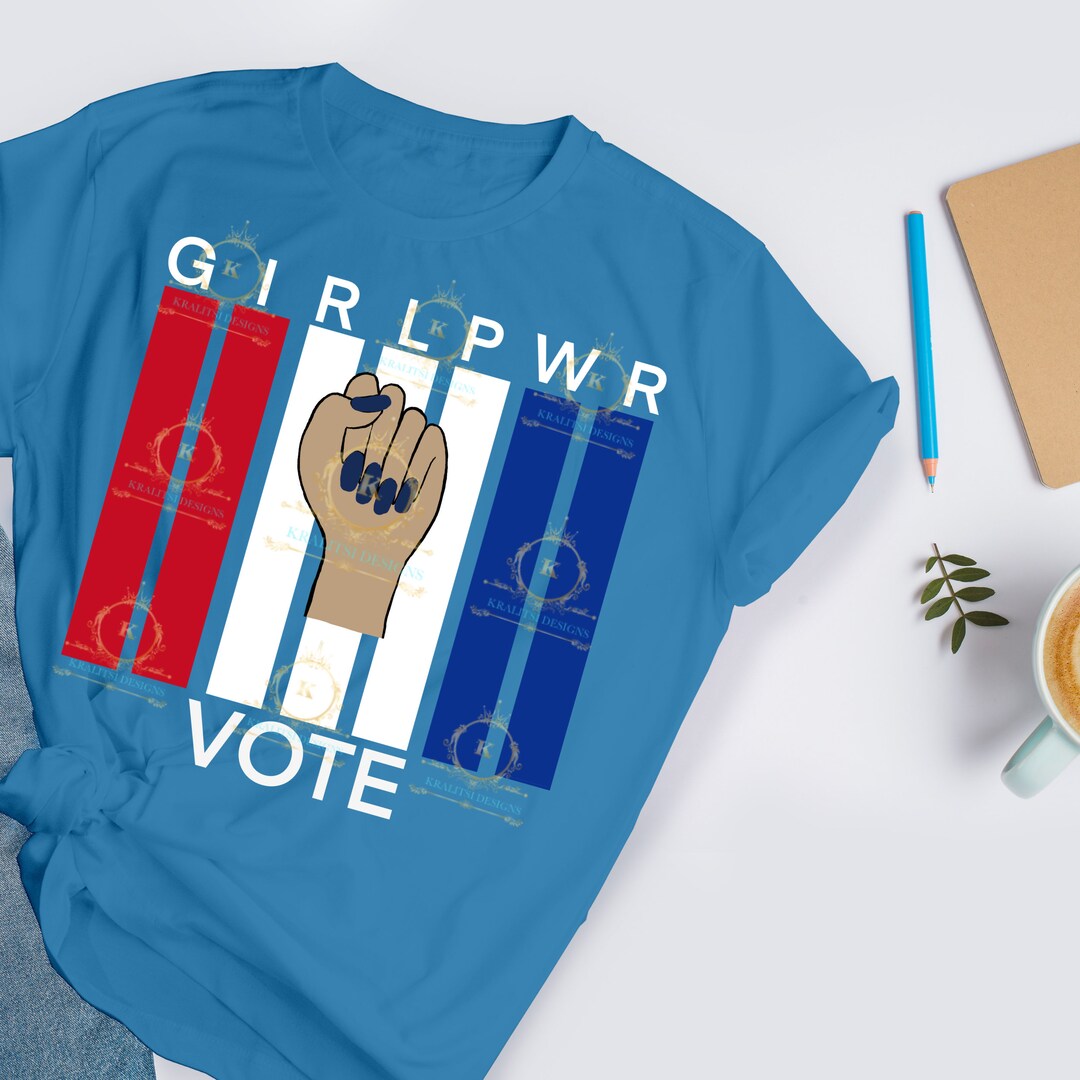 Girl Power SVG- Vote Svg - Fist Power Svg- My Vote Matters- Melanin ...