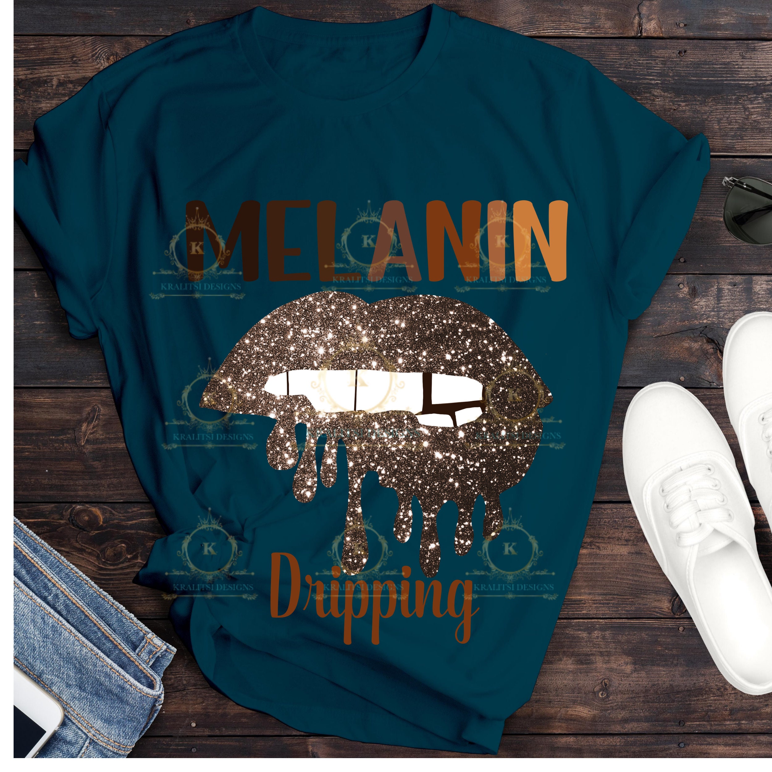 Melanin Magic Svg- Dripping Melanin- Black Girl Magic-slay Shade -black ...