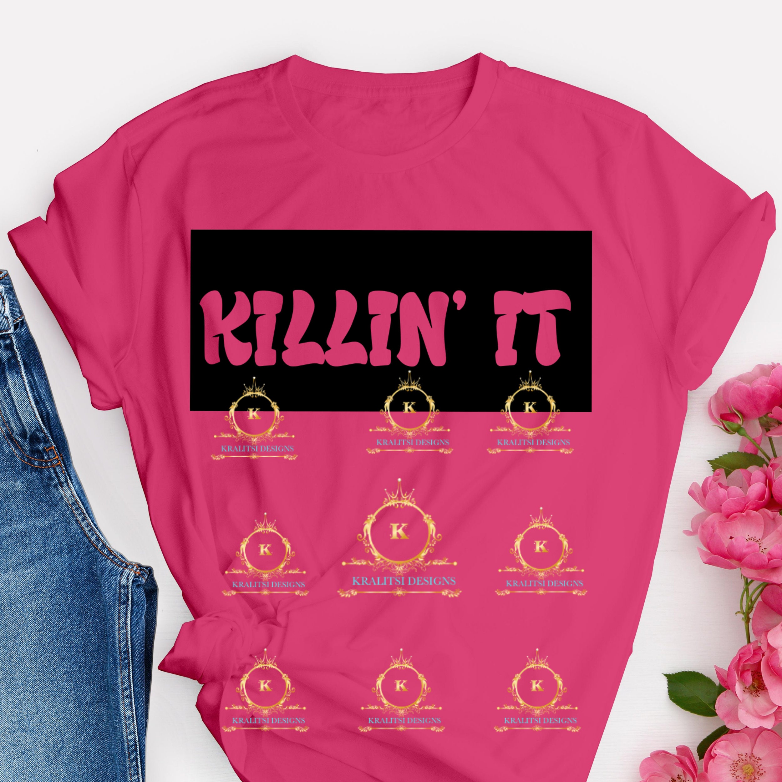 Killin It SVG- Boss Girl Svg- Fashion Svg- Cricut Cut File- T Shirt Svg ...