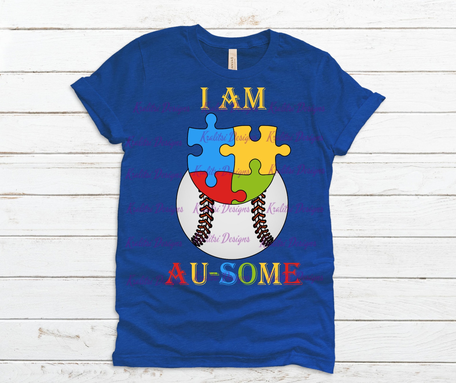 Autism Svg- Png-baseball -autism Puzzle Pieces- Instant Download ...