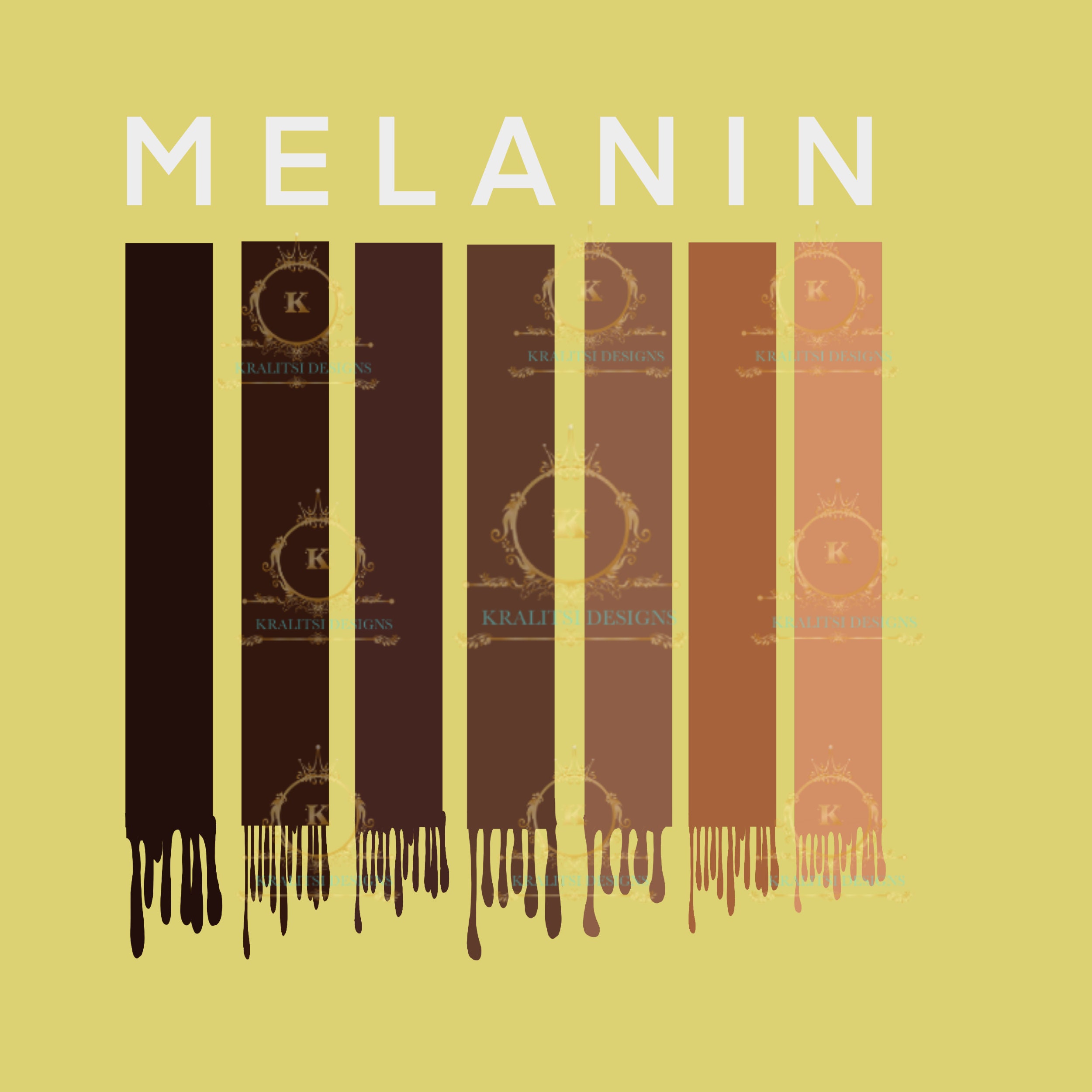 Melanin Dripping Svg, Png- Dripping Melanin- Black Magic Svg-black ...