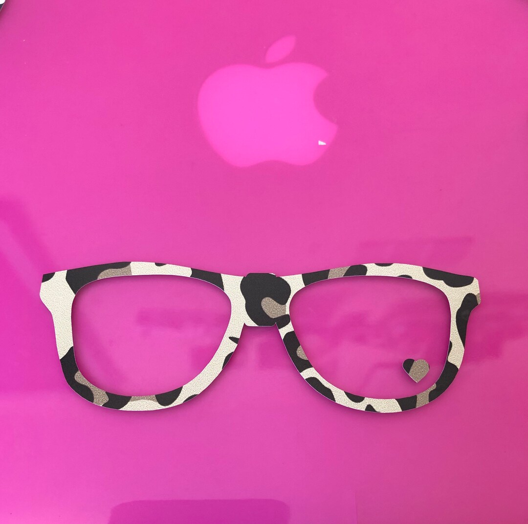 Glasses Vinyl Decal / Eyeglasses / Glasses With Heart / Car Decal ...