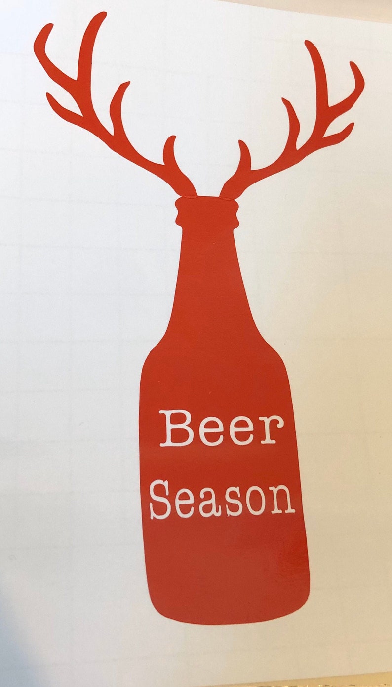 Beer Season Vinyl Decal / Beer Vinyl Decal / Cup Vinyl Decal / - Etsy