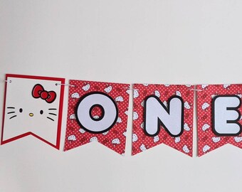 Hello Kitty Name Banner