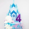 Frozen Snowflake Cake Topper Handmade Frozen Party Girl Snowflakes ...