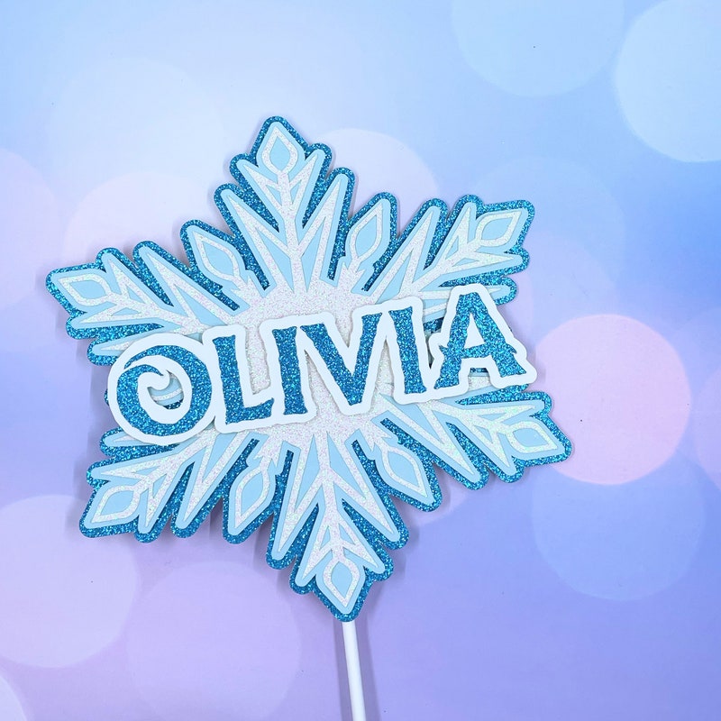 Frozen Cake Topper - Etsy