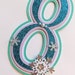 Frozen Number Age Cake Topper Frozen Birthday Party Winter Themed Party ...
