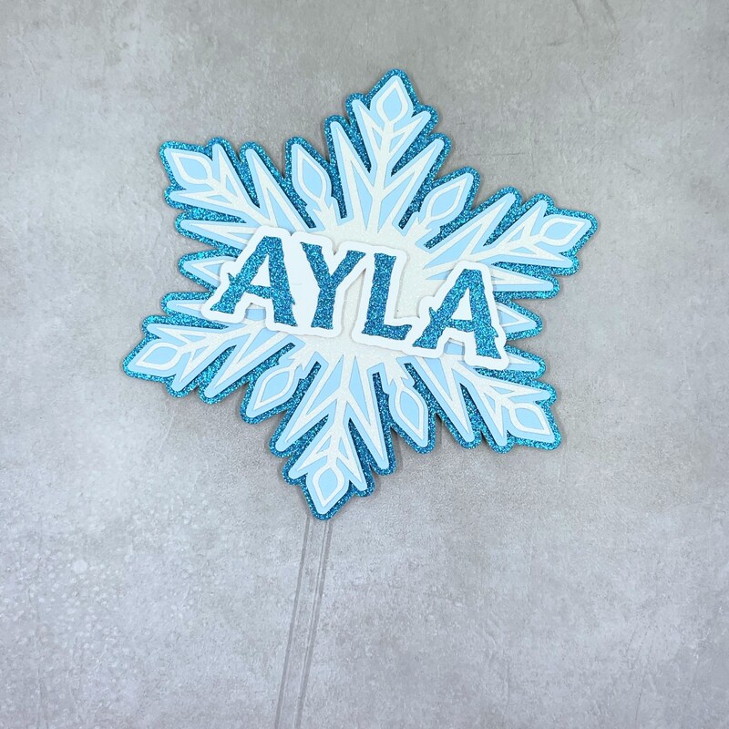 Frozen Cake Topper - Etsy