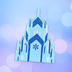Frozen Castle Cake Topper or Cakecup Tower Stand - Frozen Cake Topper ...