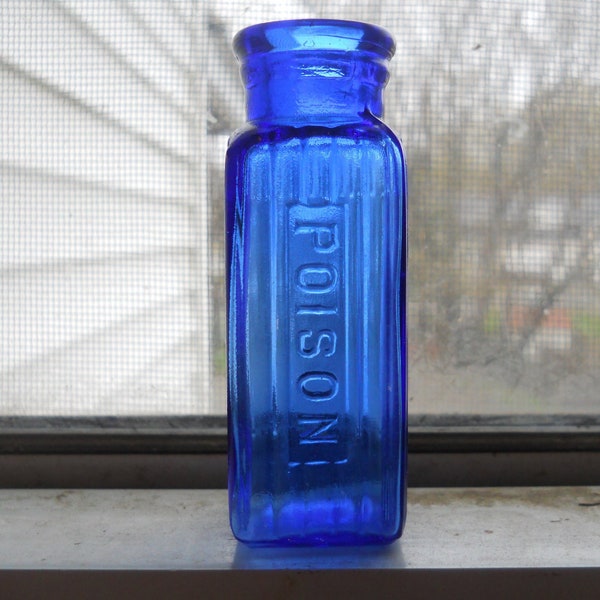 Blue Poison Bottle - Etsy
