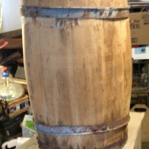 1880 to 1890 Wooden Barrel, Vintage Storage Barrel, for Flour, Food ...