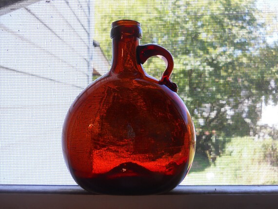 Old Chestnut Flask Bottle 5 an 5/8 Inches Tall Amber Chestnut - Etsy