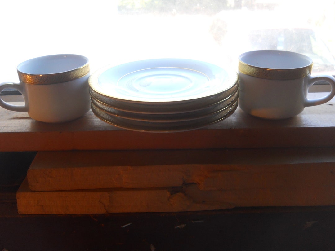 Pure Gold 9414 Centurion Collection Coffee Cup's & Saucer's , 2 Cup Cup ...