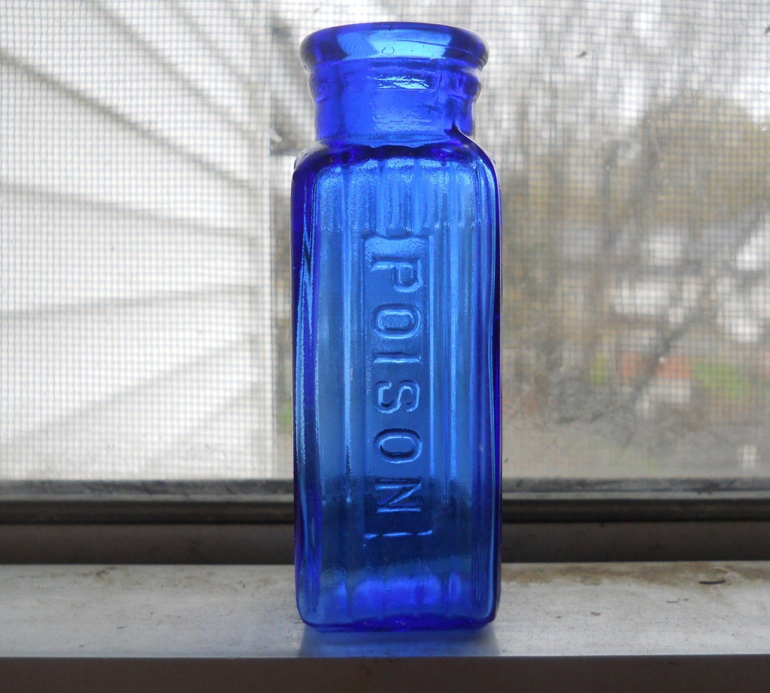 Old Bottle's Blue Poison Bottle, Baby to Light Blue Poison Bottle ...