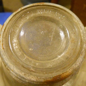 Jar, Clear Quart Clyde Mason's Improved Jar, Rare 1890 to 1900 Clyde ...