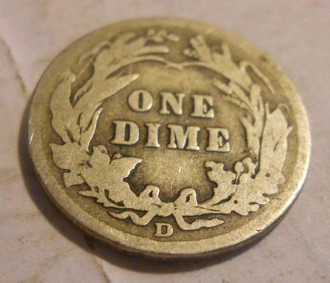 1912D Barber Dime , Barber Liberty Silver 1912D Dime, Collectible Barber Dime's, Old Silver ...