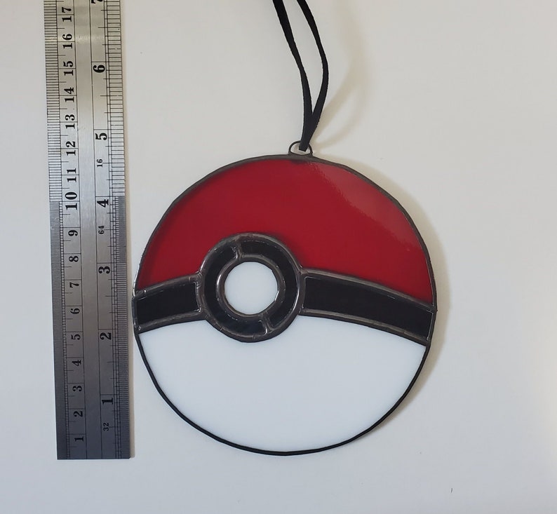 4 Pokeball Suncatcher - Etsy