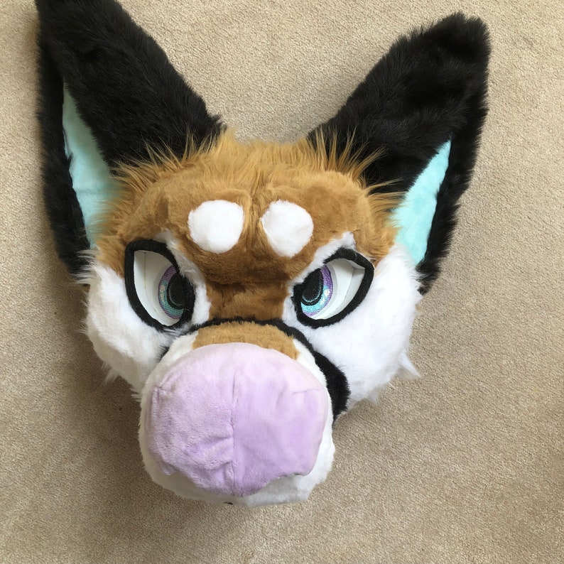 Yukon Shiba Inu Fursuit Head: 3D Eyes, Packable Nose - Etsy