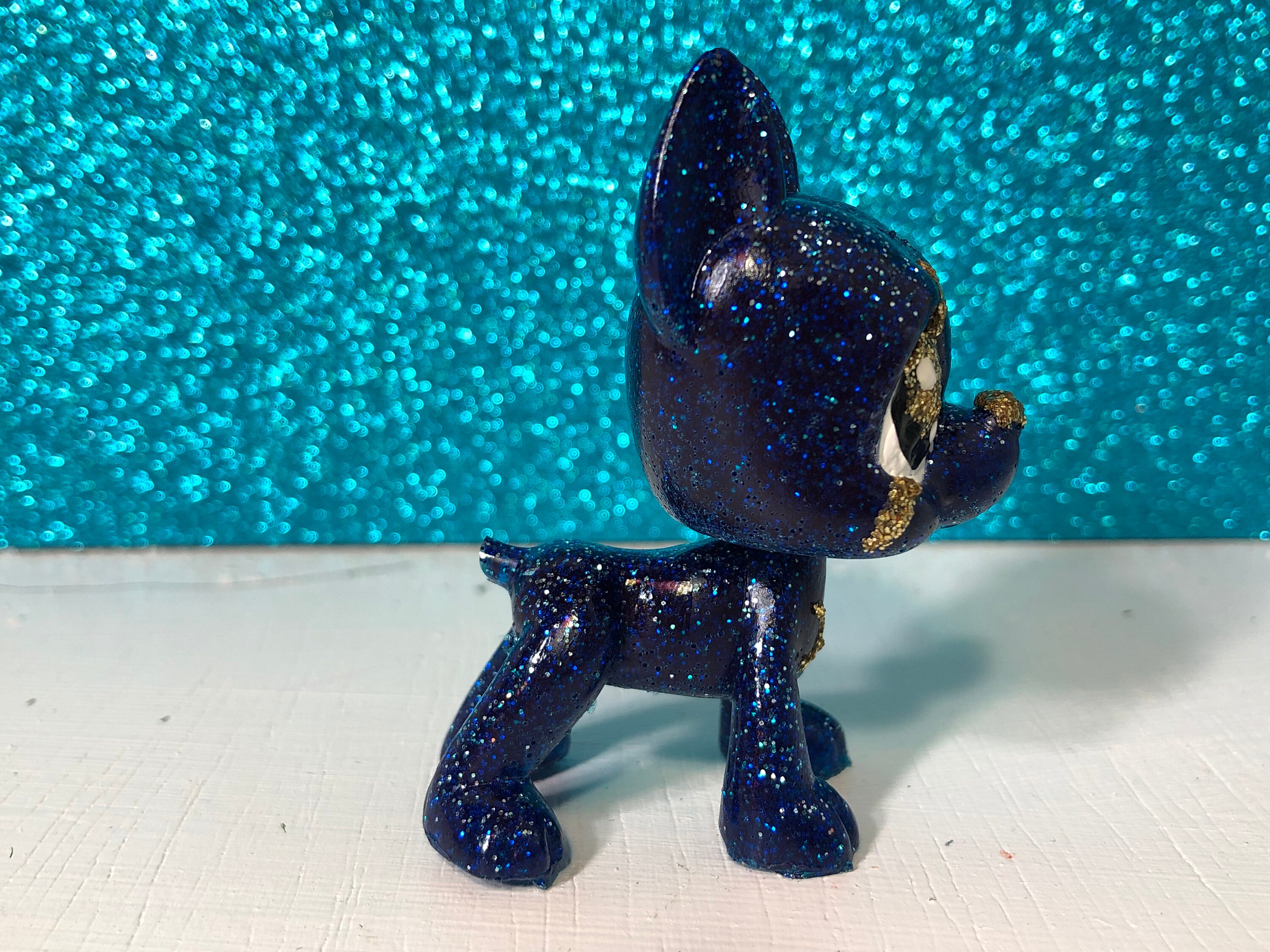 Lps Great Dane Clear Glitter Custom: Astro | Etsy