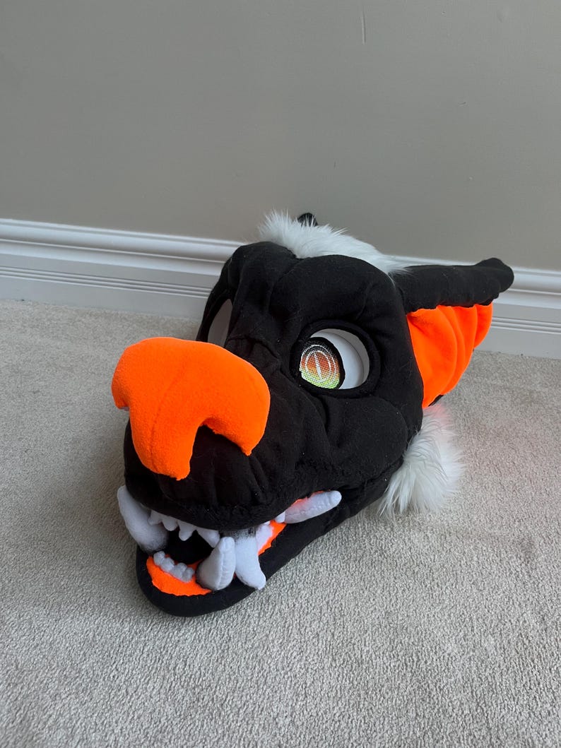 Snarling Monster Dog Fursuit Head FOR SALE! Fully Lined! Cheap Fursuit ...