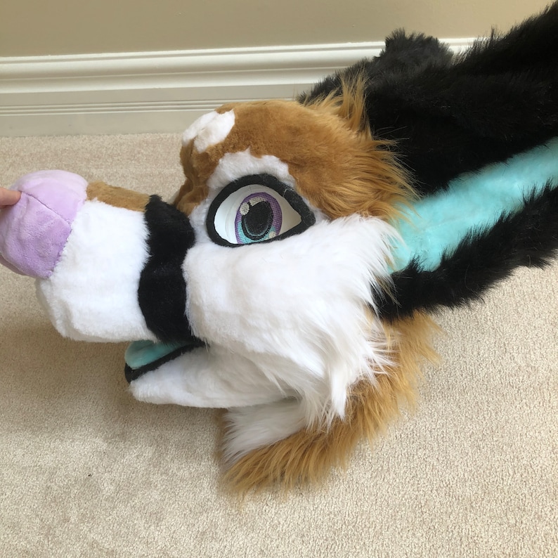 Yukon Shiba Inu Fursuit Head: 3D Eyes, Packable Nose - Etsy