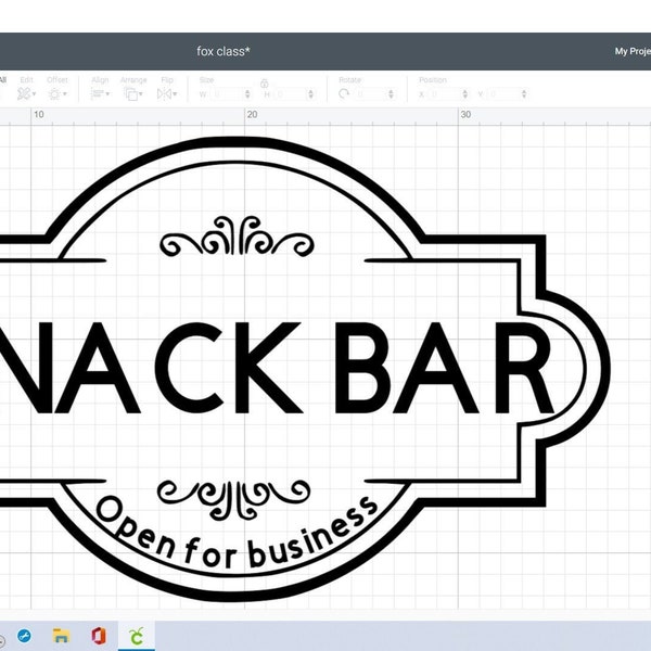 Snack Bar Sign - Etsy